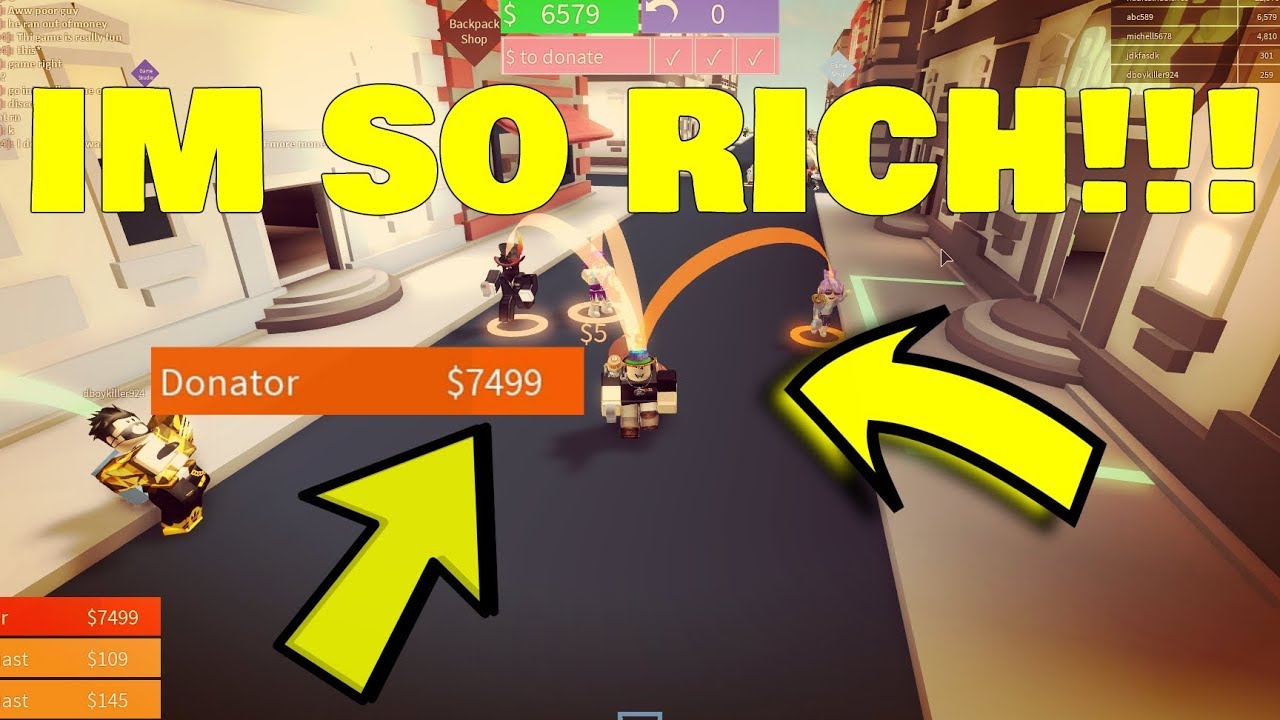 IM SO RICH!!! - Roblox Cash Grab Simulator - YouTube
