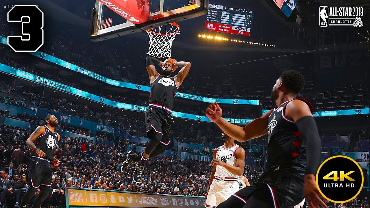 2019 NBA All-Star Game Full Highlights 3rd Quarter - 4K - Charlotte ...