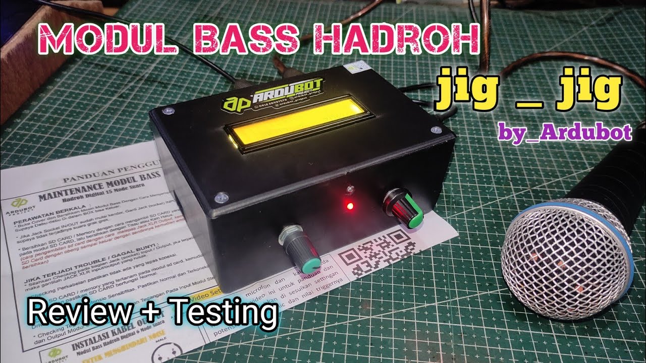 MODUL BASS HADROH KICK DRUM by Ardubot || bass jik jik - YouTube