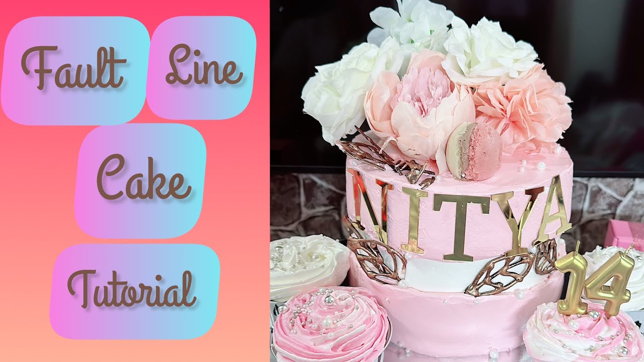 How to make Fault line cake/Easy Fault line cake/ Fault line cake # ...