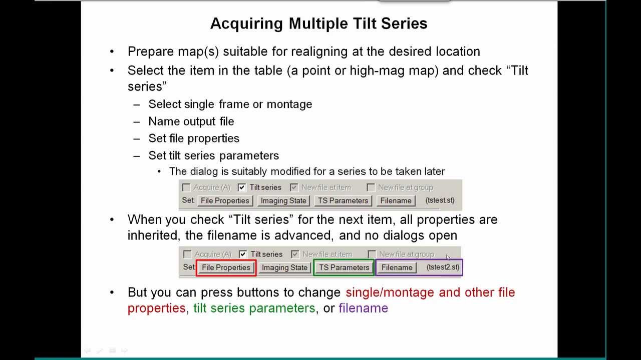 SerialEM Navigator Lecture Part 3 - YouTube
