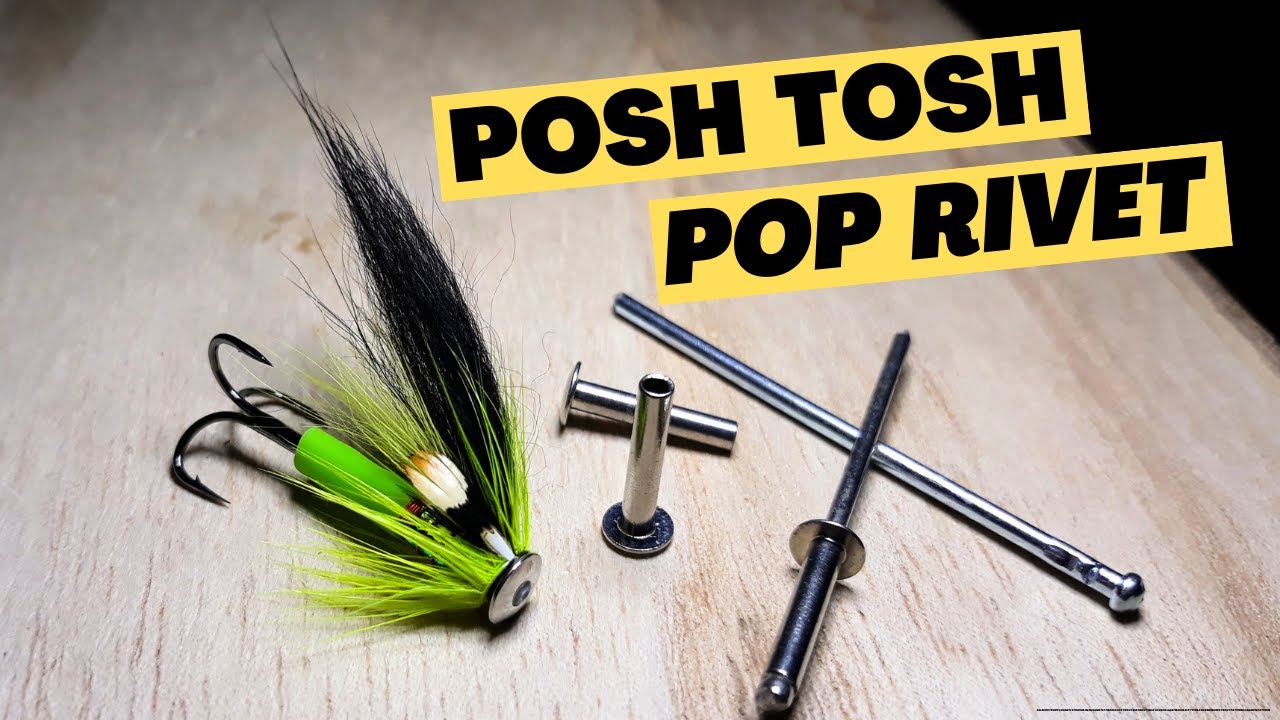 POP Rivet Salmon Fly! The Posh Tosh - Fly Tying - YouTube