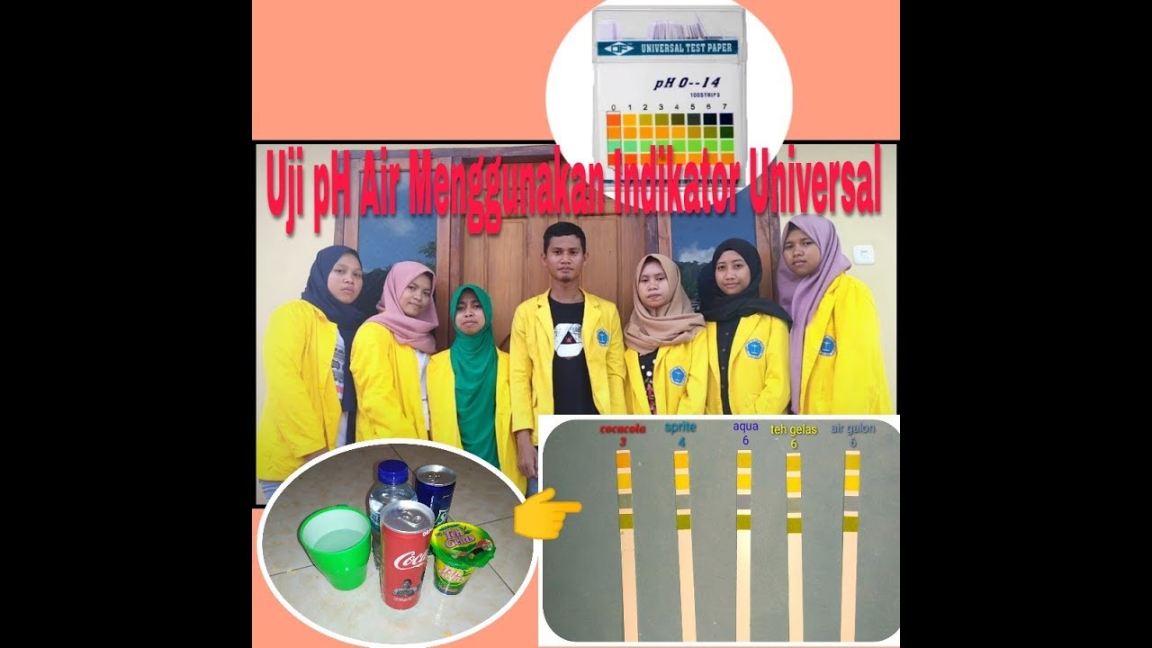 Uji pH Minuman Kemasan dengan Indikator Universal - YouTube