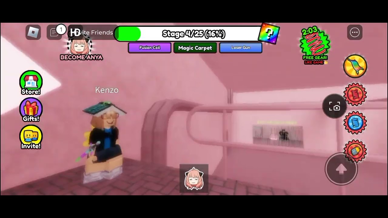 main Roblox -map Anya penjara lari obby- - YouTube