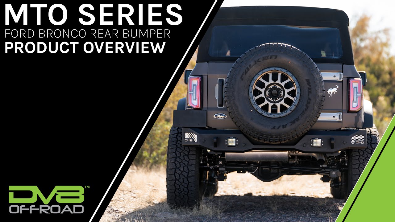 2021-2022 Ford Bronco MTO Series Rear Bumper - YouTube