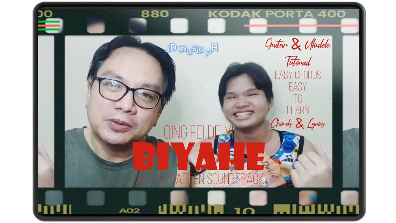 BIYAHE QING FEI DE YI Guitar and Ukulele Tutorial with Lyrics and ...