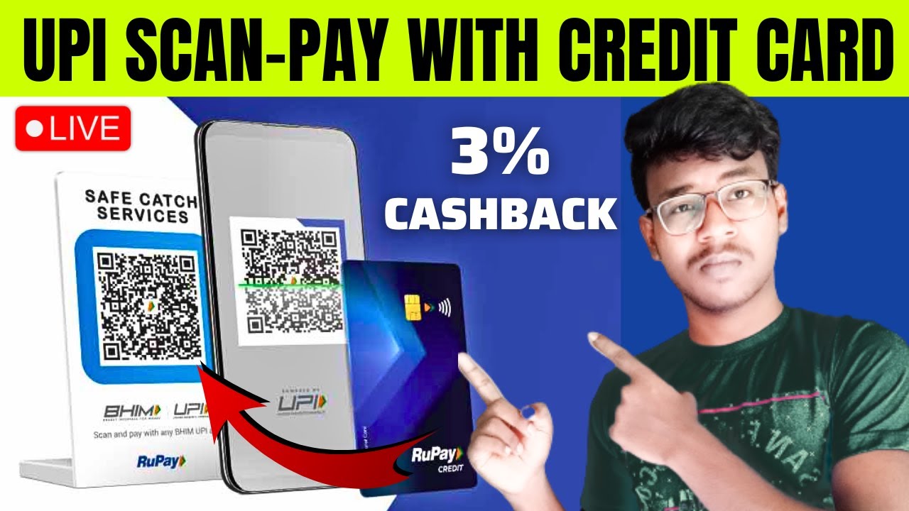 Live Scan and Pay With Rupay Credit Card - Rupay Credit Card Se UPI QR ...