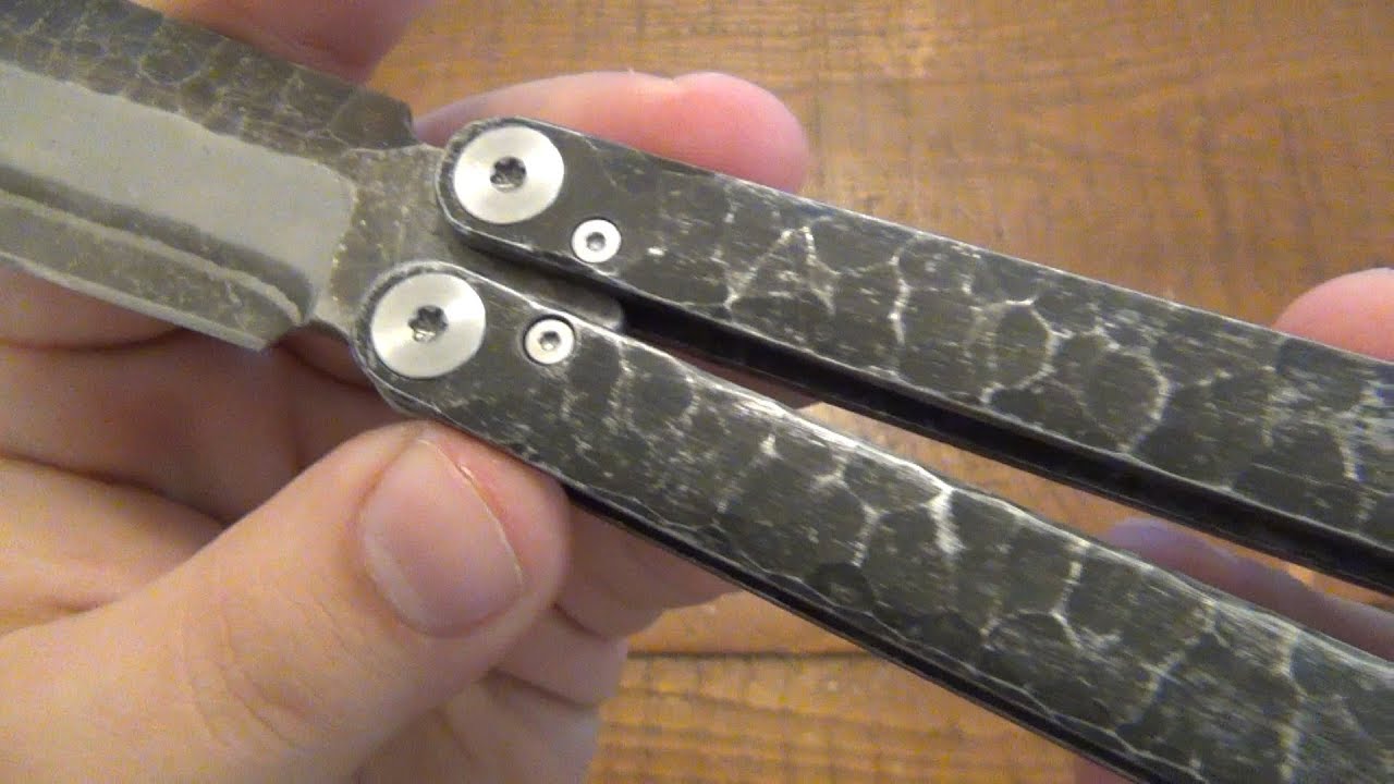 The "BaliButcher" One Of A Kind Custom Balisong... - YouTube