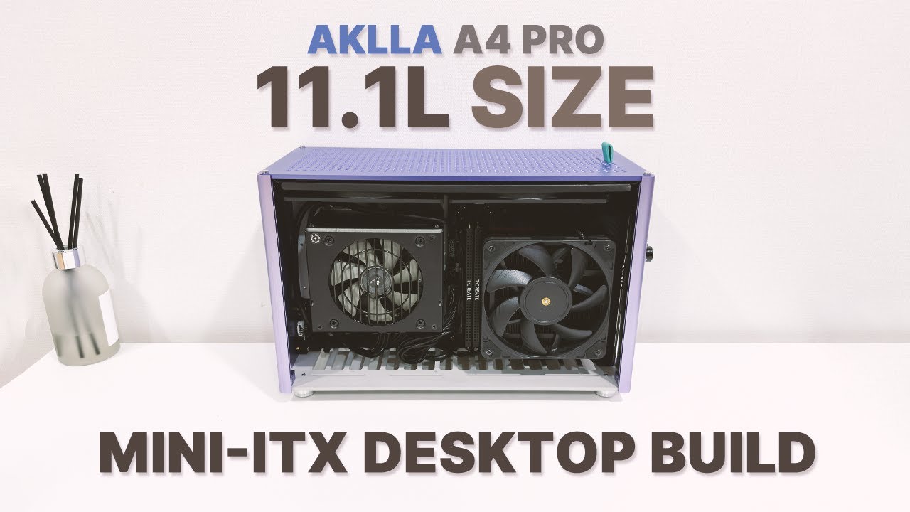 11.1L Mini Desktop Build | ITX(SFF) PC Build ASMR - YouTube