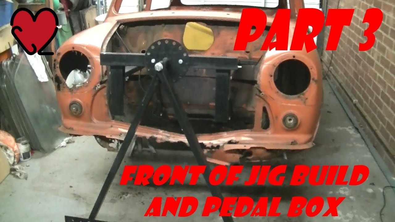 PRT3 ROLLOVER JIG SPIT BUILD UP FRONT SECTION AND PEDAL BOX REMOVAL ...
