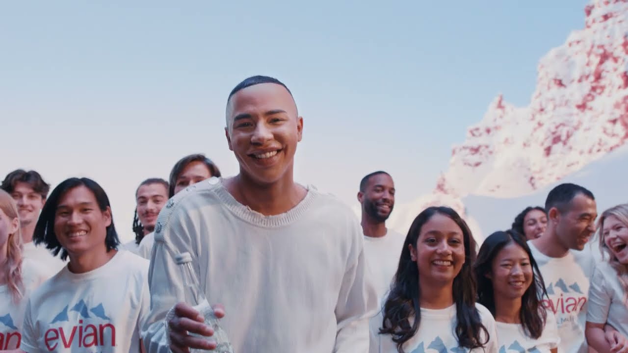 evian x Balmain Campaigne video - YouTube