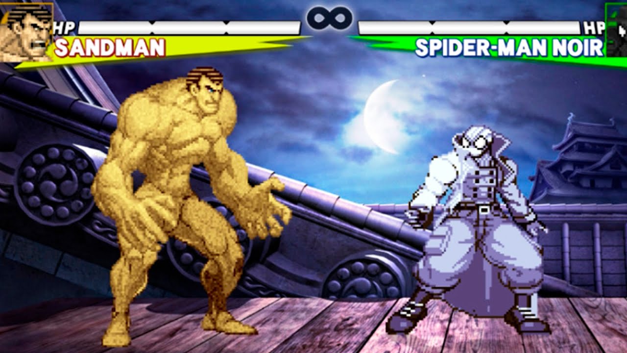 SANDMAN vs SPIDER-MAN NOIR - HIGH LEVEL NOIR EPIC FIGHT! - YouTube