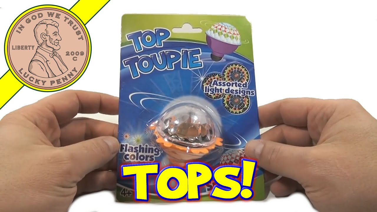 Top Toupie Dollar Store Wizzzer Style Top - Flashing Colors & Assorted ...