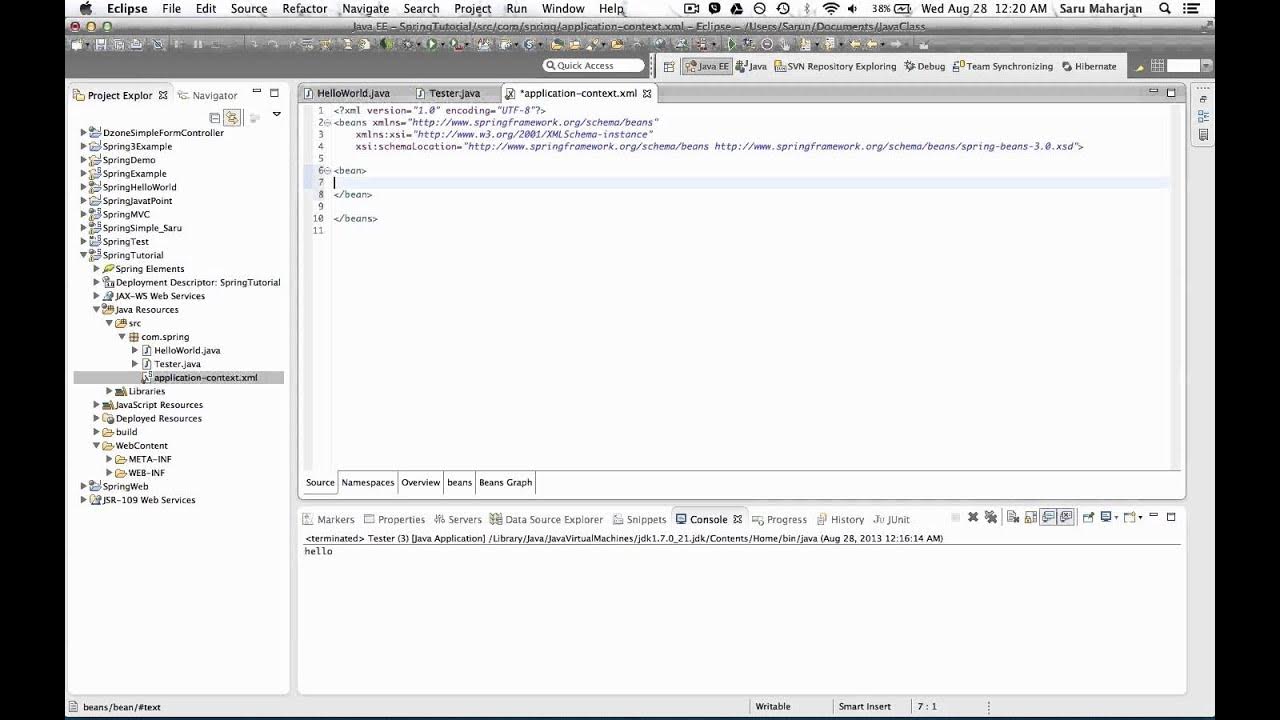 1. Spring Core: Dependency Injection [Inversion of control] - YouTube