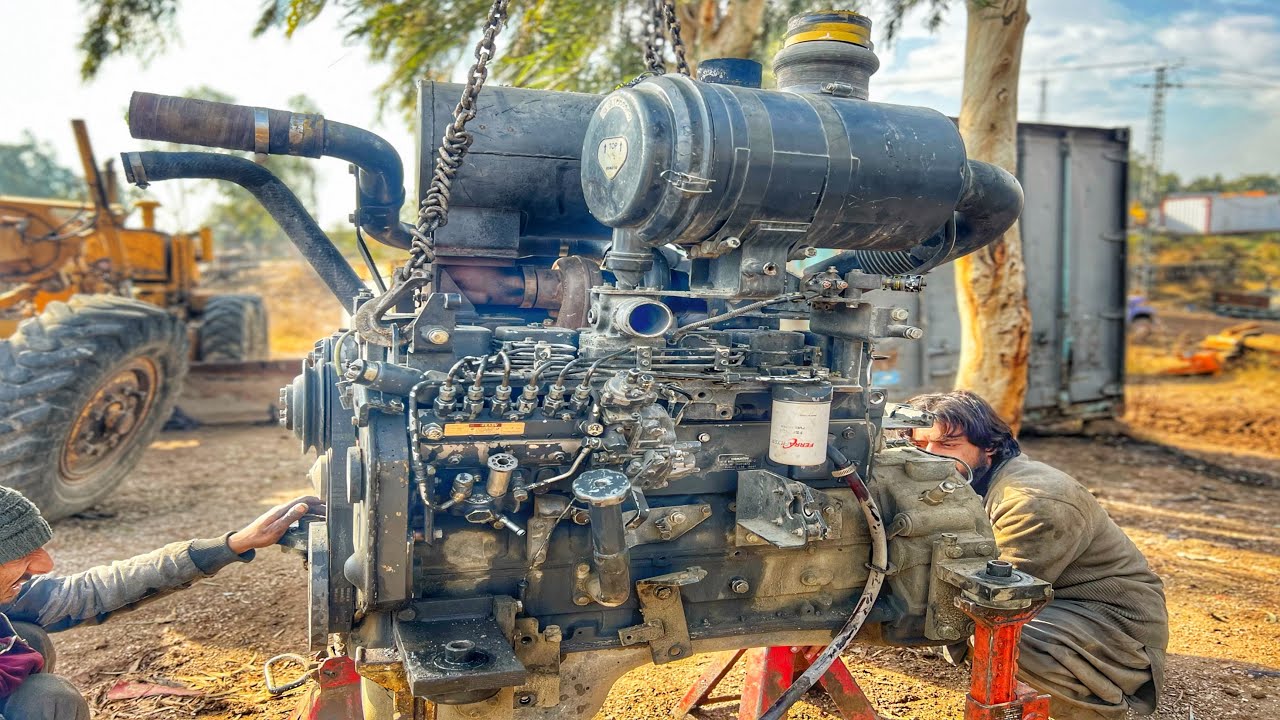 Rebuilding caterpillar Loader Engine Completely | Repair and Restore ...