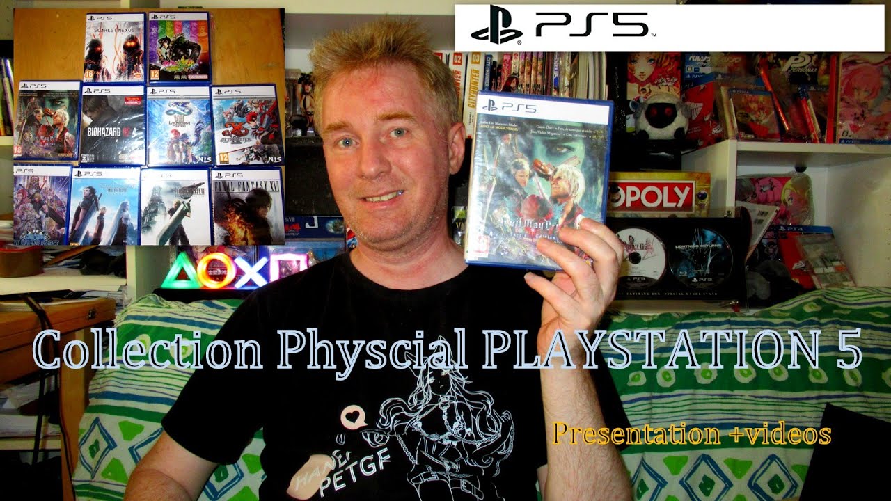 Presentation de petite Collection Playstation 5 Physical +autres volume ...