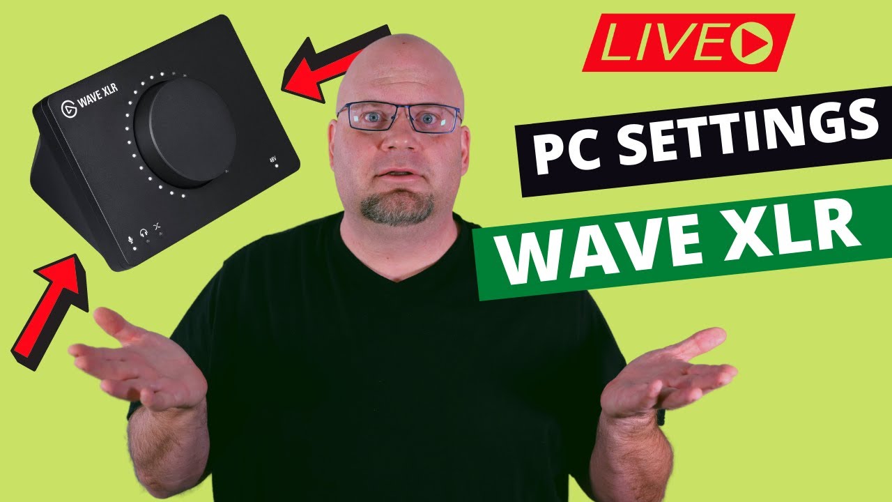 Wave XLR WINDOWS SETTINGS - YouTube