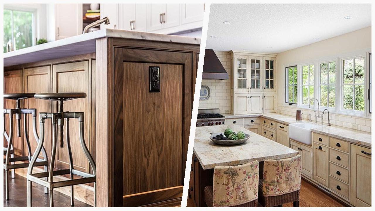 75 Kitchen With Beaded Inset Cabinets Design Ideas You'll Love 🟡 - YouTube
