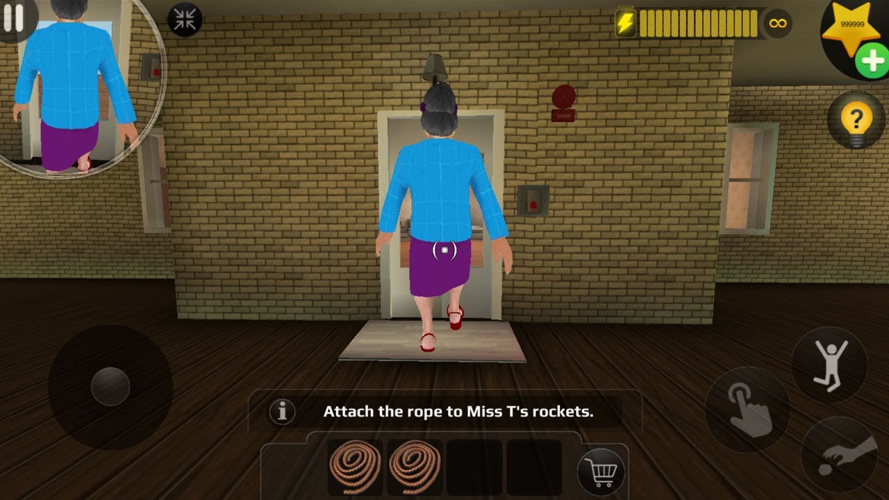 Miss T Sister against Multi Miss T in Scary Teacher 3D House Update ...