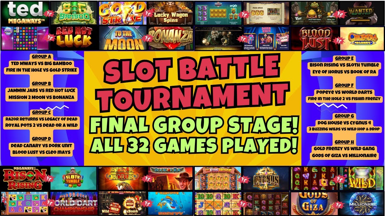 Slot Battle Tournament - Final Group Round! All 32 Slots Played To ...