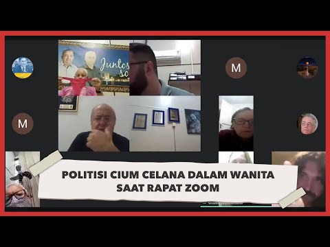 Detik-detik Politisi Brasil Terekam Cium Celana Dalam Wanita saat Rapat Zoom