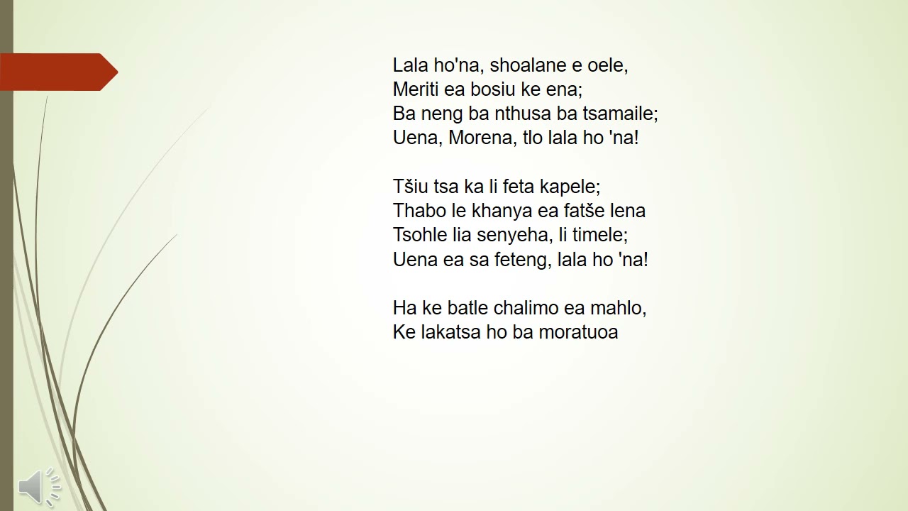 Difela tsa Sione Hymn 222 Lala ho nna. (Sepedi Lutheran Hymn 286 Dula ...