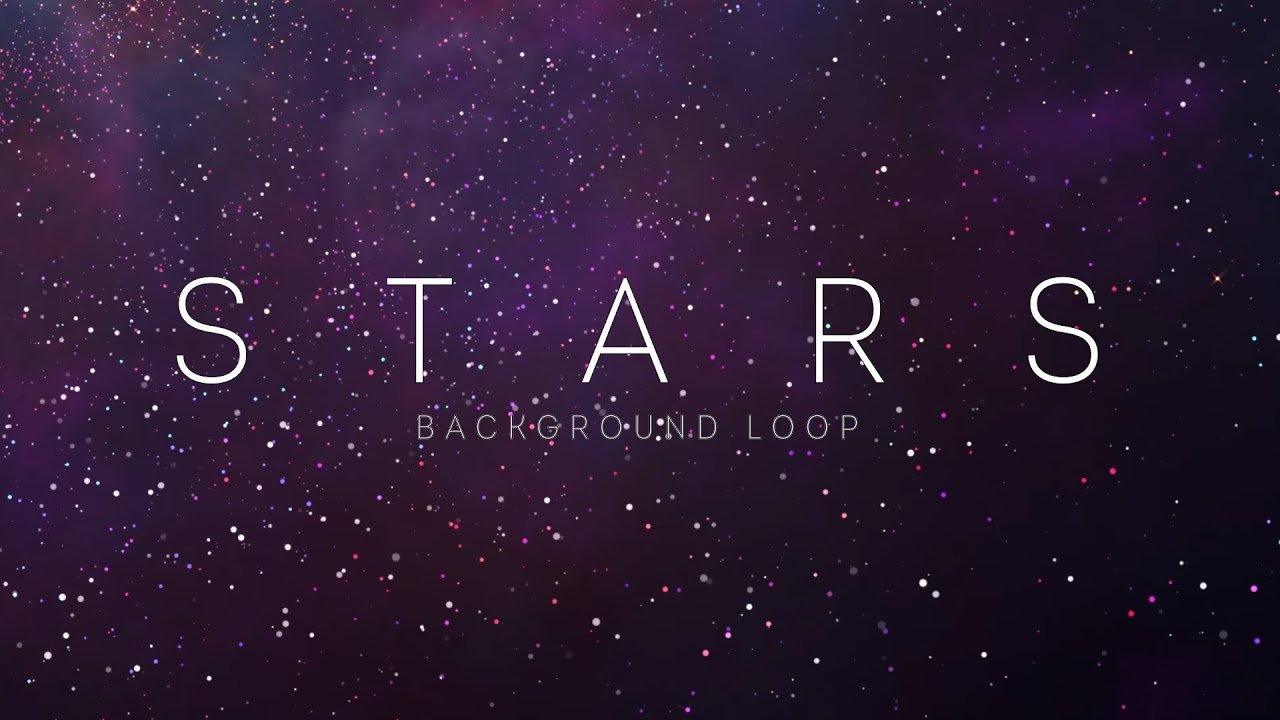 Stars in the Galaxy Background | Loop Video - YouTube