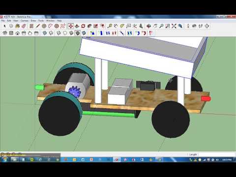 STEP 8 - Moving and rotating the solar panel platform. - YouTube