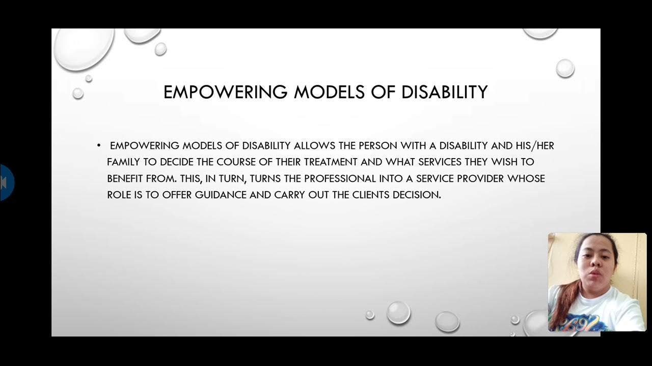 Empowering Models of Disability - YouTube