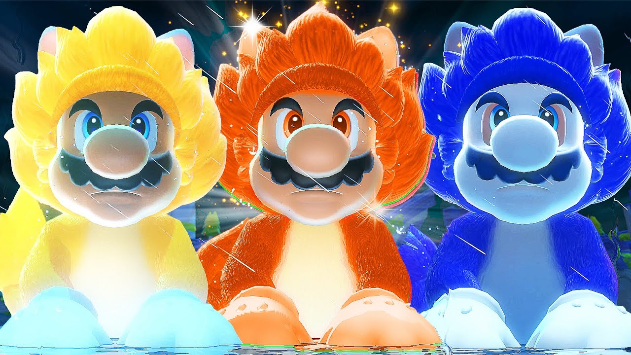 Super Mario 3D World + Bowser's Fury - All Giga Cat Characteres (HD ...