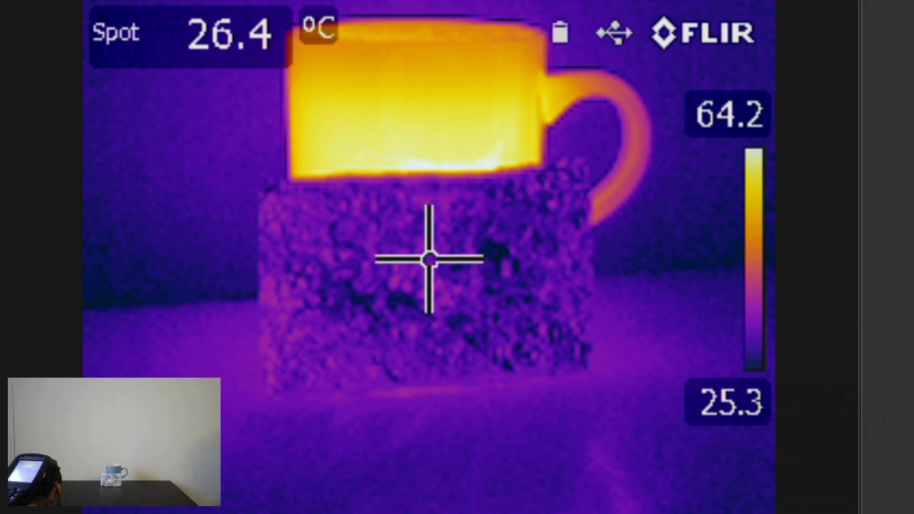 Thermography: reflected apparent temperature measurement - YouTube