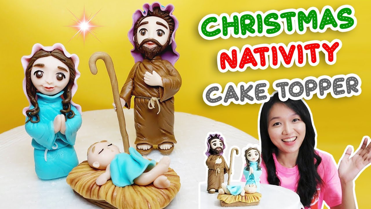 Christmas Nativity Cake Toppers | Christmas Cake Toppers | Christmas ...