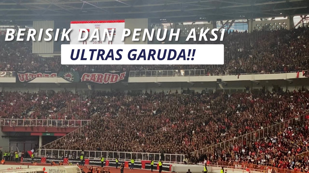 ULTRAS GARUDA PEMBERISIK DI TRIBUN SELATAN GBK!! BEGINI AKSINYA - YouTube