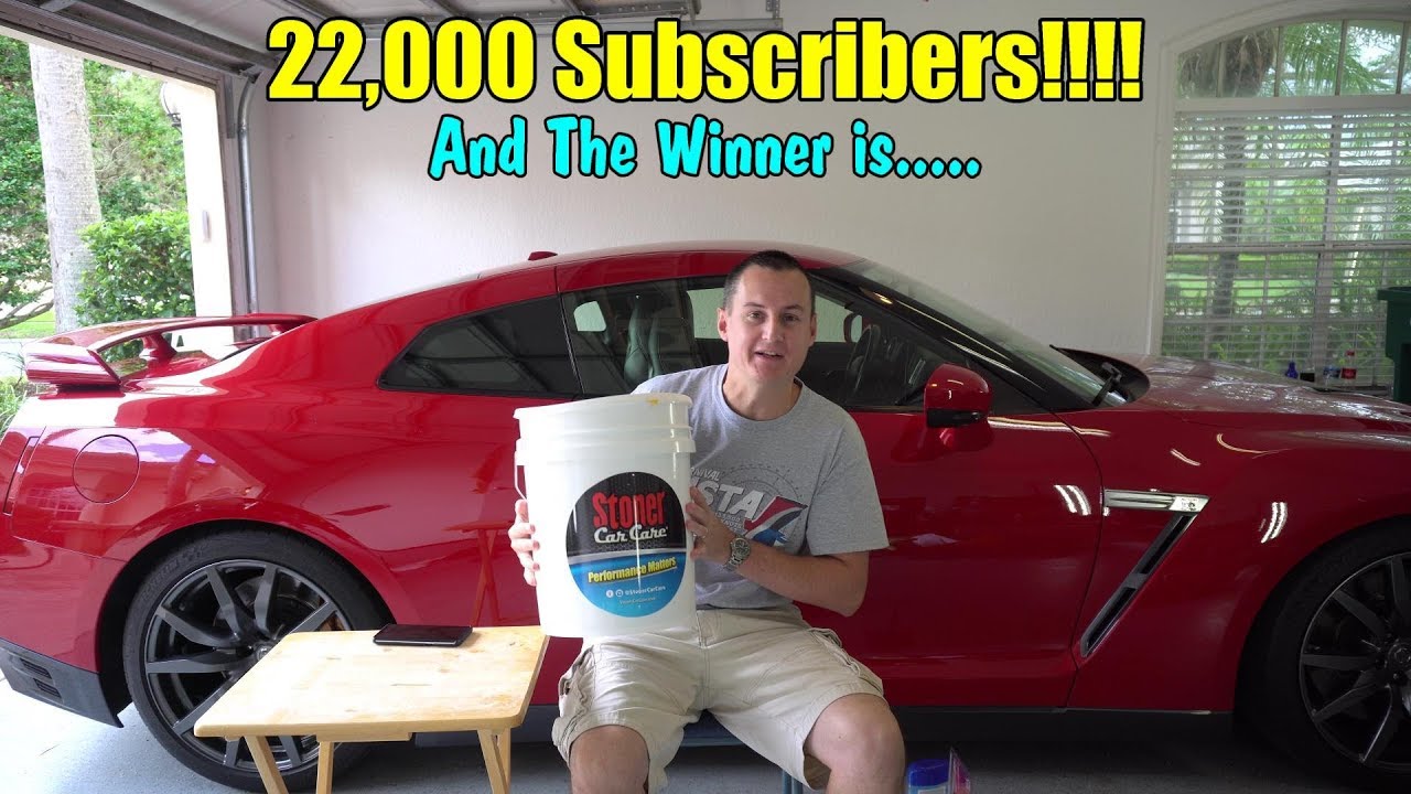 Stoner Car Care Giveaway Winner and Updates! 22,000 Subscribers:) - YouTube