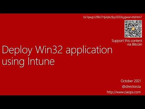 Deploy Win32 application using Intune - YouTube