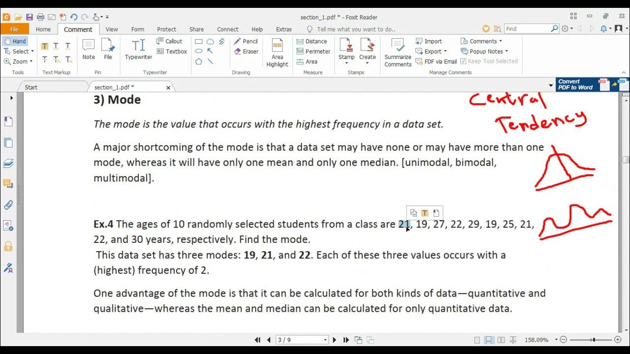 Stat-2 section 1 - YouTube