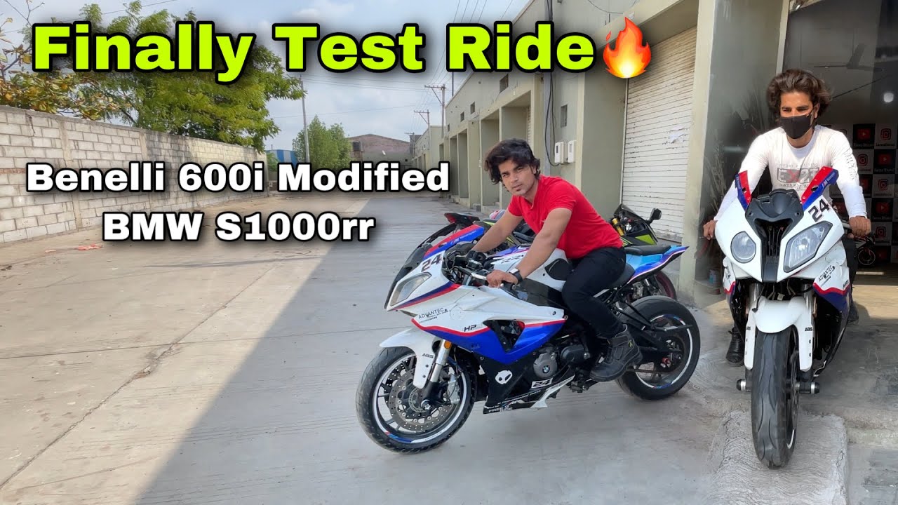 Finally test ride kiya🔥 | Benelli 600i Modified BMW S1000rr - YouTube