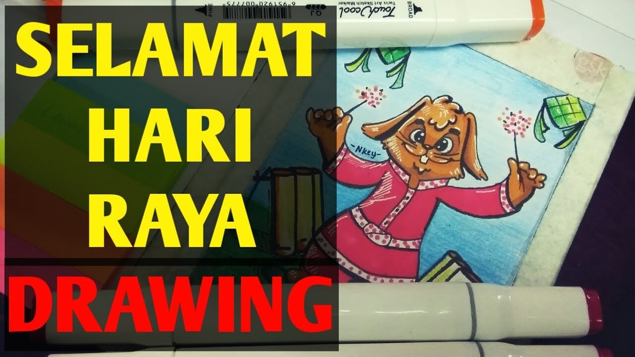 Hari Raya Drawing - YouTube