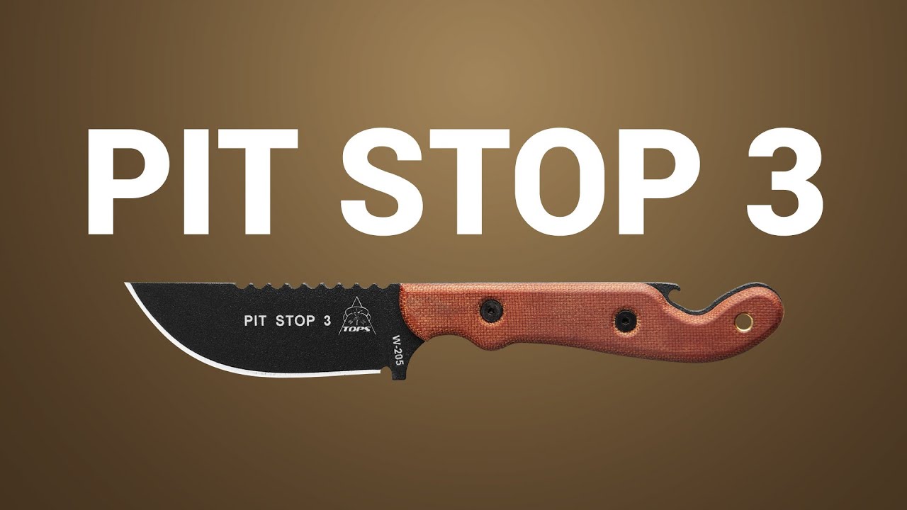 No Frills, Just the Knife: TOPS Knives' Unsharpened Pit Stop 3 - YouTube