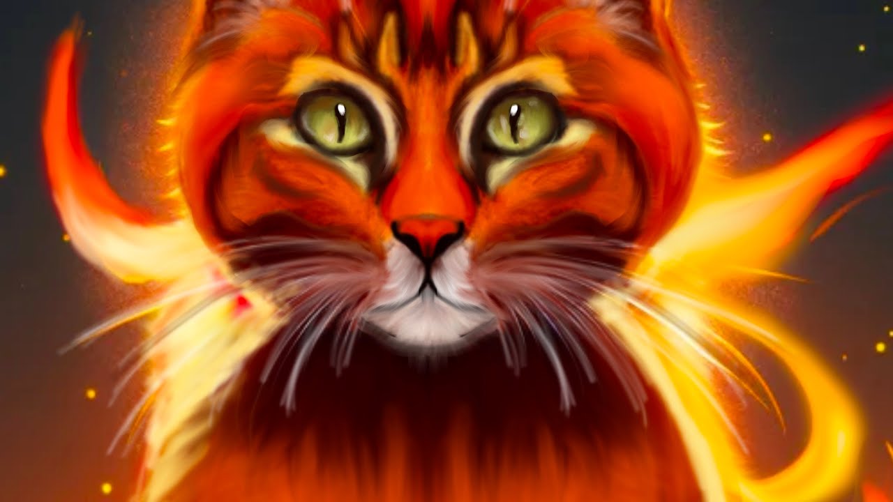 How to draw Firestar Cat #🔥 🌟 🐱 # from Warrior Cats,# Hope you like my ...
