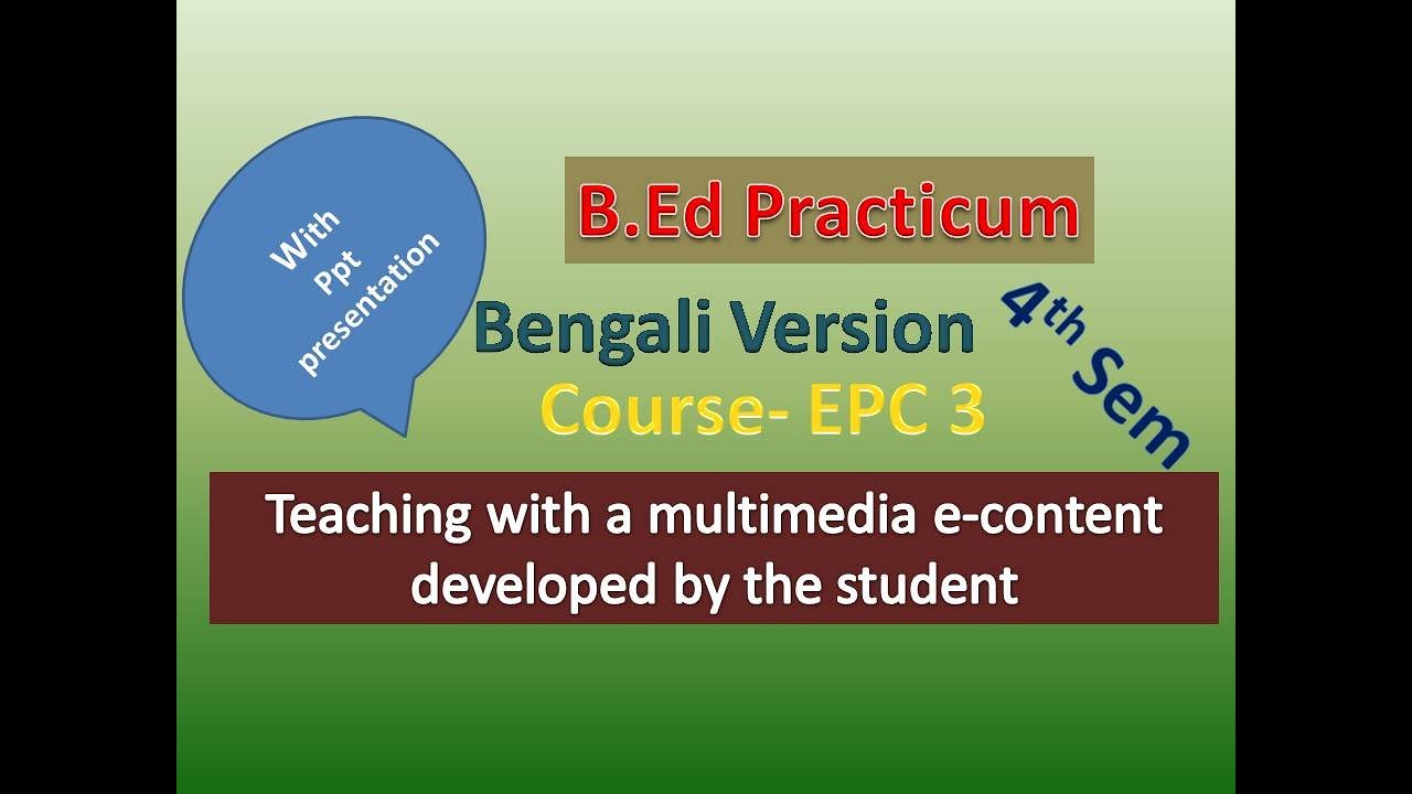 Teaching with a multimedia e-content developed by the student||PPT ...