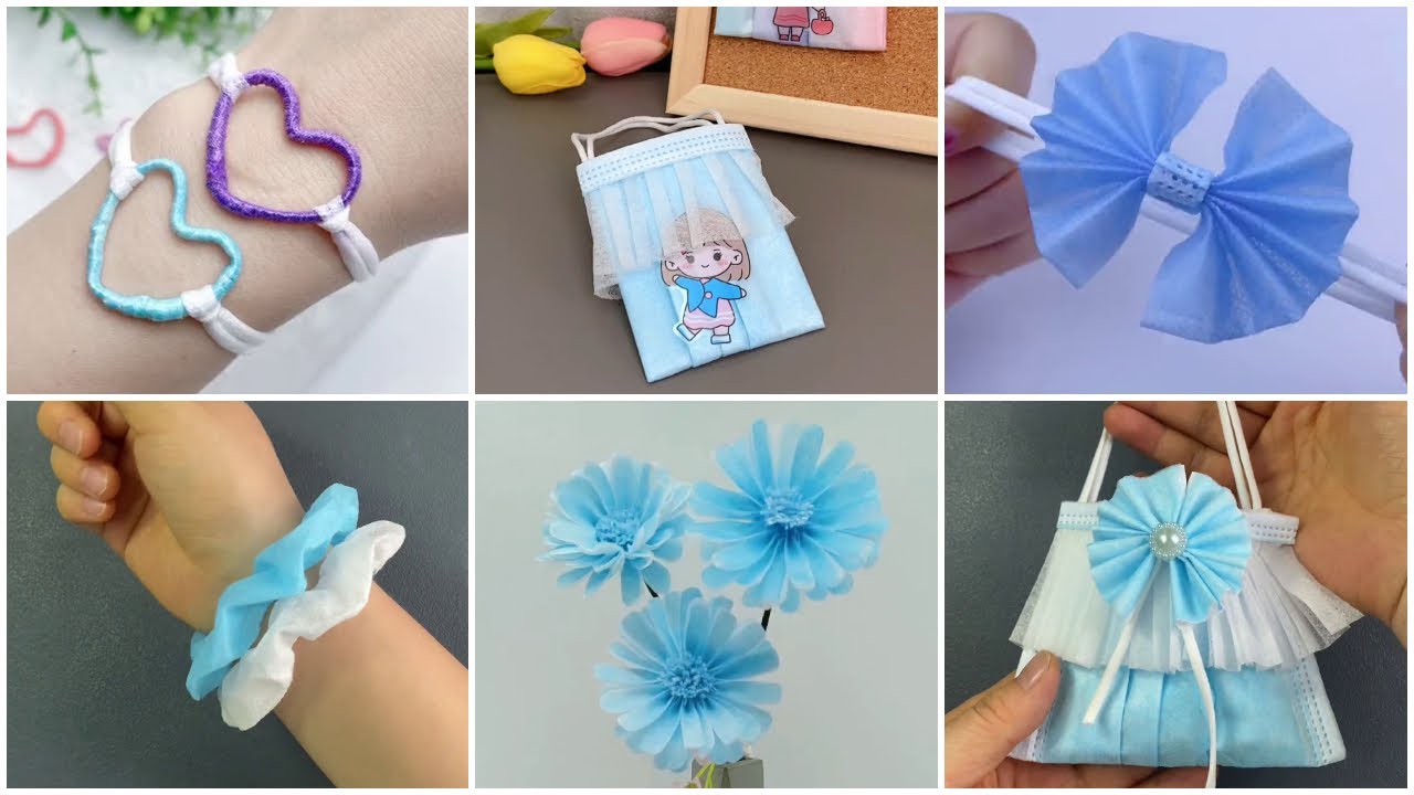 Super Creative Kids Craft Ideas using Mask | DIY Surgical Mask pouch ...