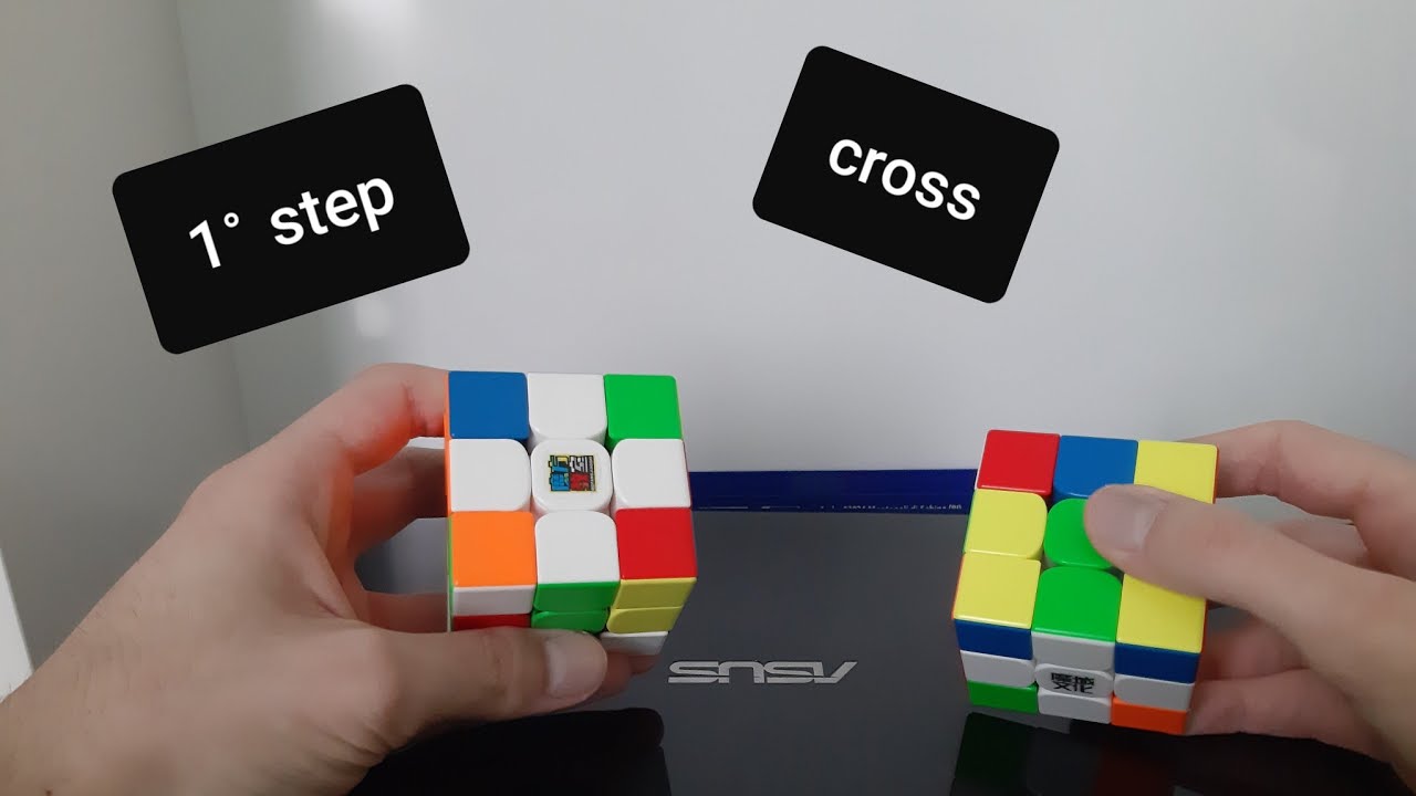 1° step del CFOP (Cross) - YouTube