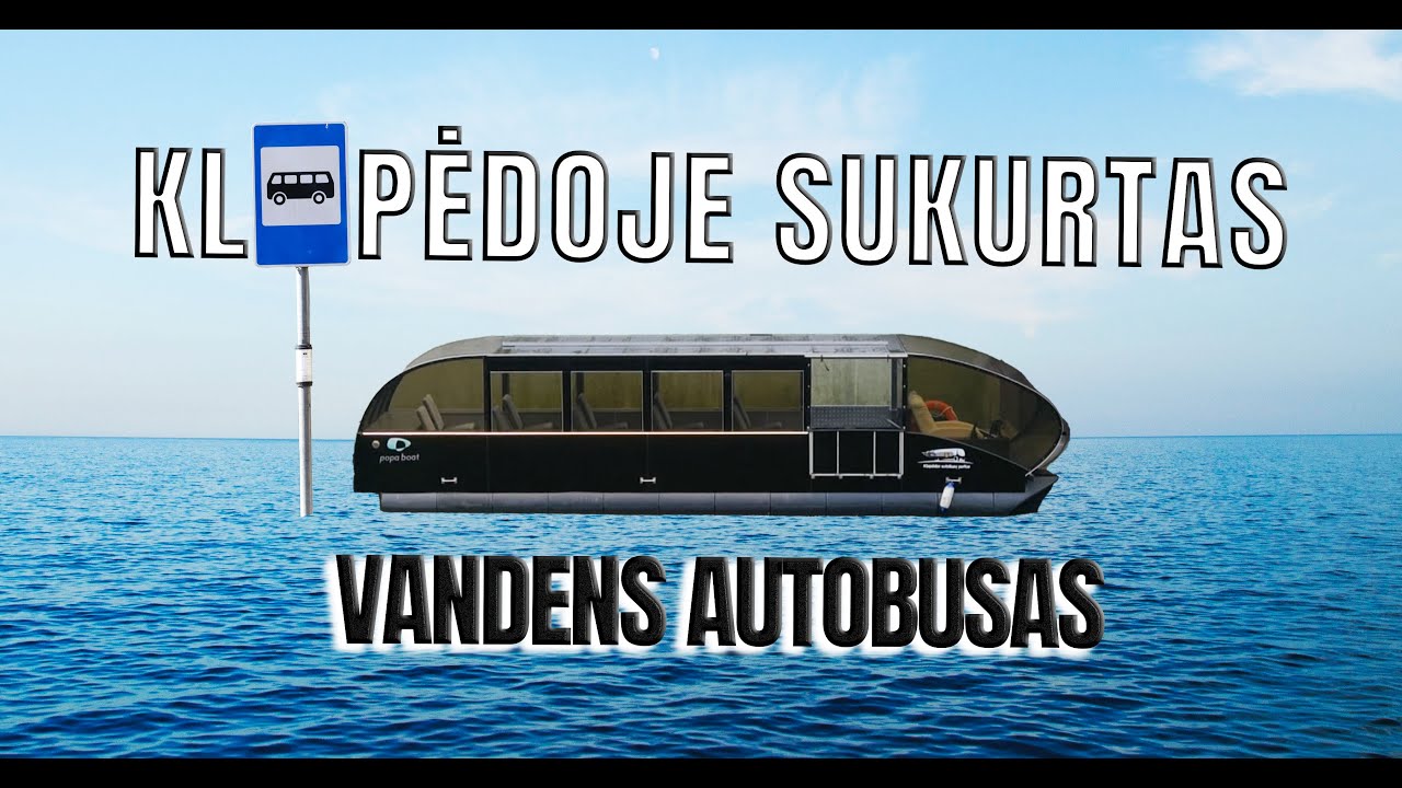 Klaipėdoje kursuos lietuviškas elektrinis katamaranas #DigitalEU - YouTube