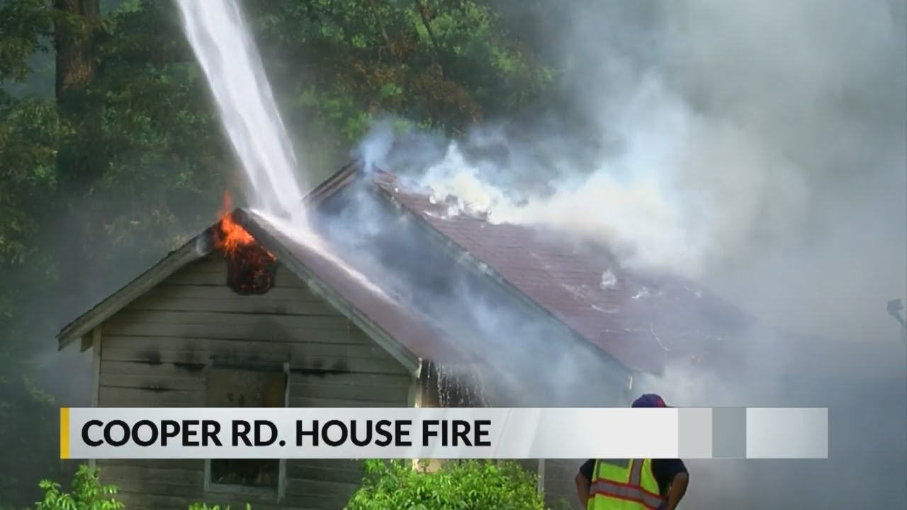 Cooper Road house fire - YouTube