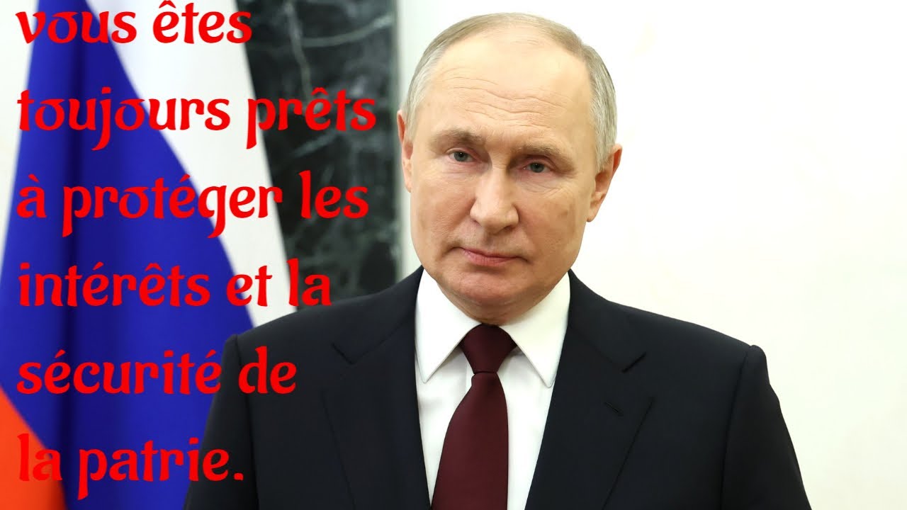 Les félicitations de Vladimir Poutine à l'occasion de la Journée du ...