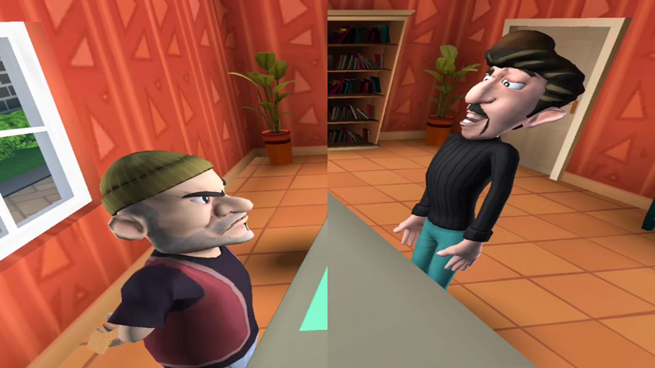 Scary Teacher 3D VS Scary Stranger 3D VS Scary Robber Home Clash - Miss ...
