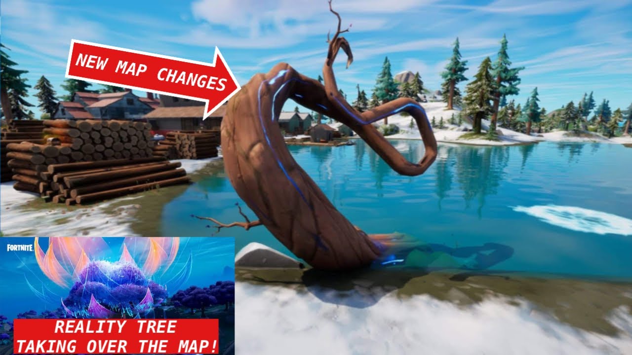 The Reality Tree is taking over the Fortnite map! | Map Changes | - YouTube
