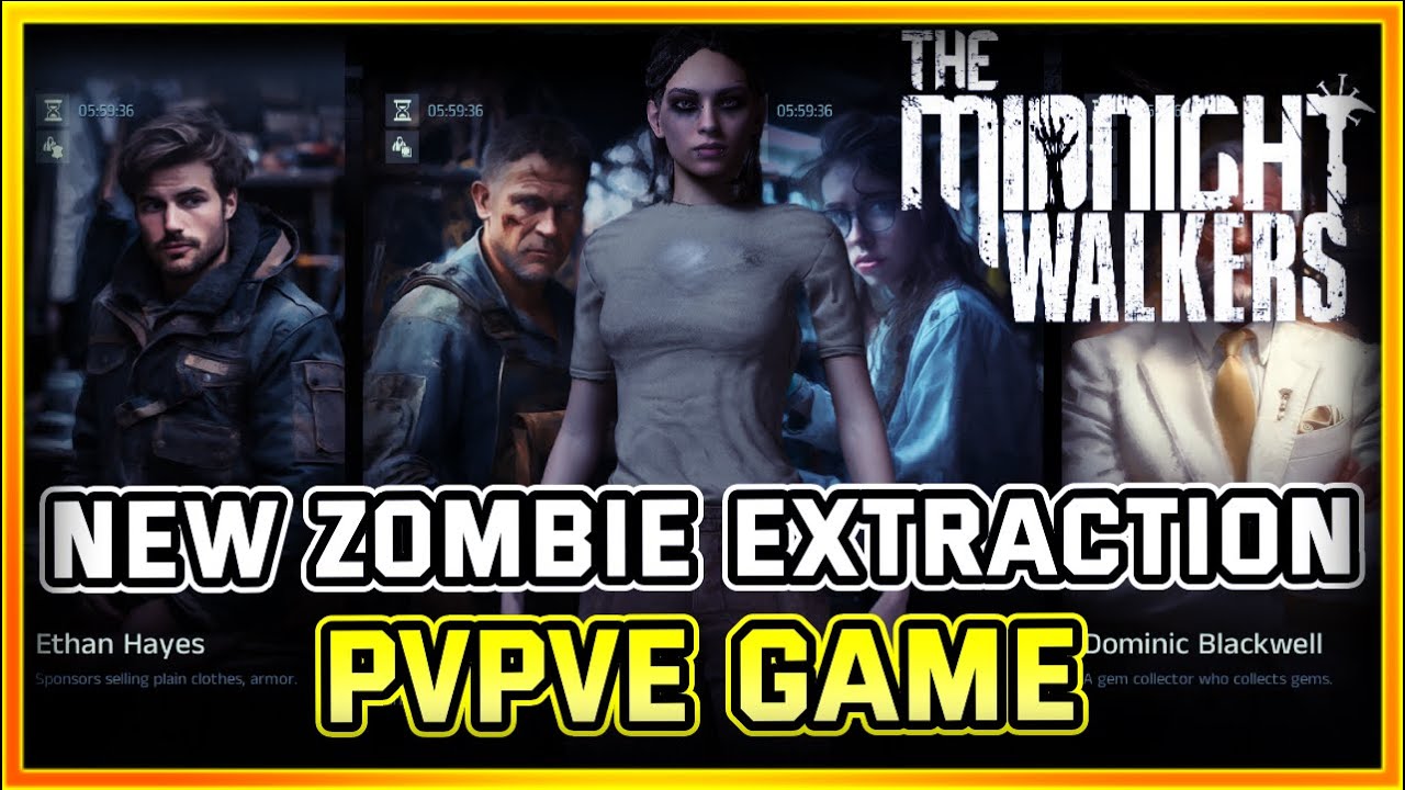New Zombie Extraction Game The Midnight Walkers Overview & Gameplay ...