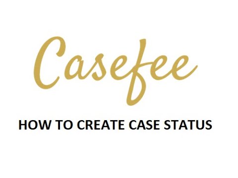 How to add a case status to your Casefee account - YouTube